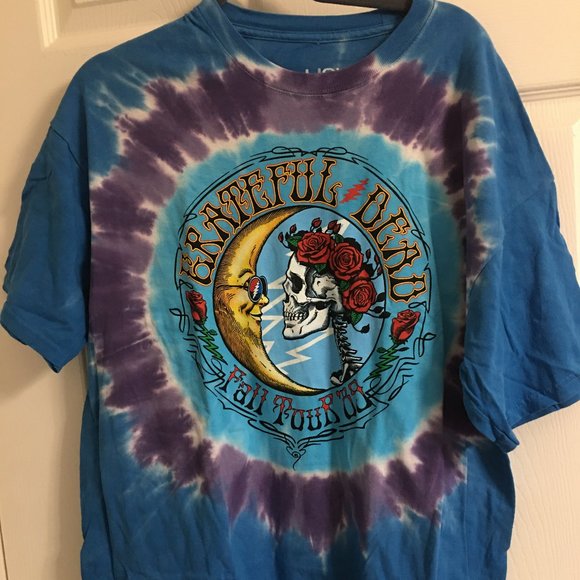 Liquid Blue | Shirts | Grateful Dead Fall Tour Xl Tie Dye T Shirt New ...